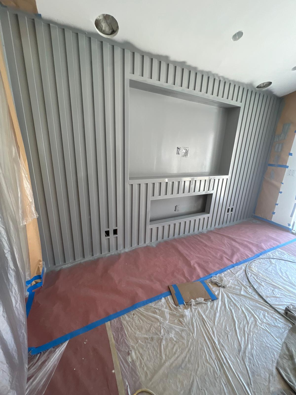 Transforming Spaces: Our Stunning Wood Trim Accent Wall Project